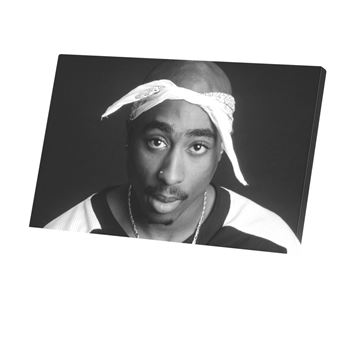Fabulous Tableau décoratif en toile Tupac Shakur Rappeur Portrait (48 ...