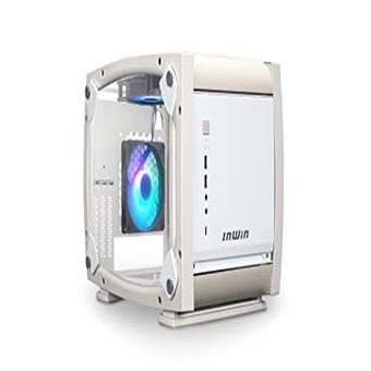 Boîtier InWin Explorer Mini Tour Mini ITX avec Panneaux Vitrés Blanc et ...