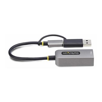 StarTech.com USB-C to Ethernet Adapter w/USB-A Adapter, Realtek ...