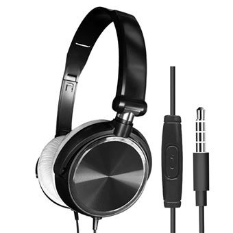 Ecouteurs DJ 3.5mm Filaire-Supra-auriculaire, pliable-Nior - Ecouteurs ...