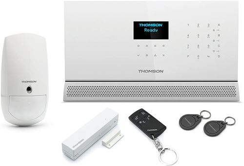 Thomson - Système d'alarme sans fil sécurité Maison multizones Transm ...