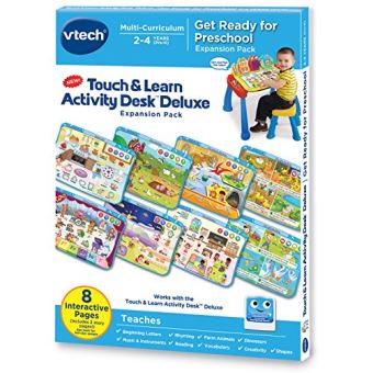 VTech Touch and Learn Activity Desk Deluxe Expansion Pack - Get Ready ...