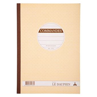 Cahier de commande Manifold Le Dauphin autocopiant A4 50 pages double ...