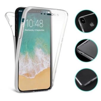Coque silicone intégrale avant arrière pour Iphone X - Coque et étui ...