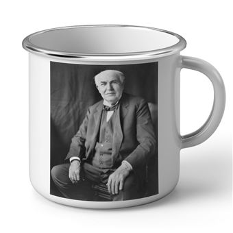 Fabulous Mug en métal émaille Thomas Edison Lumiere Scientifique ...