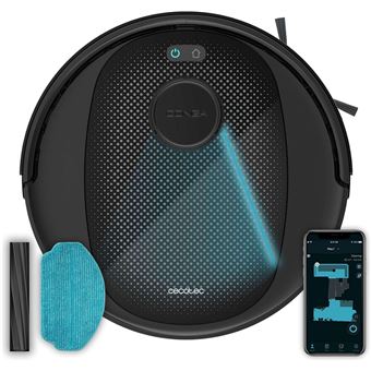 Robot aspirateur noir 5000 Pa Conga 7690 Immortal Max - Aspirateur ...