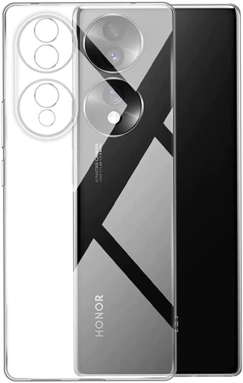 Coque transparente silicone souple solide pour Honor 70 5G [Novago ... Coque transparente silicone souple solide pour Honor 70 5G [Novago ...