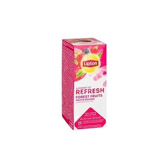 Thé lipton fruits rouges - boîte de 25 sachets - lipton - Boissons ...