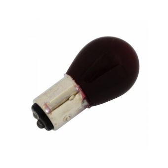 Ampoule-lampe 12v 21-5w norme s25 culot bay15d standard rouge (feu arriere+stop) (boite de 10 ...