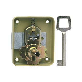 Serrure de meuble façon Paris 70 VACHETTE - Axe 25 mm - Droite ...