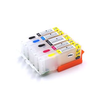 vhbw Cartouches d'encre vide multicouleurs compatible avec Canon Pixma ...