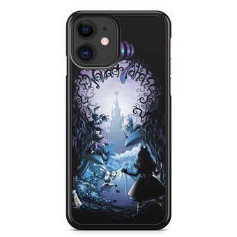 Coque Fifrelin Noire pour iPhone 11 Alice au pays des merveilles art ...