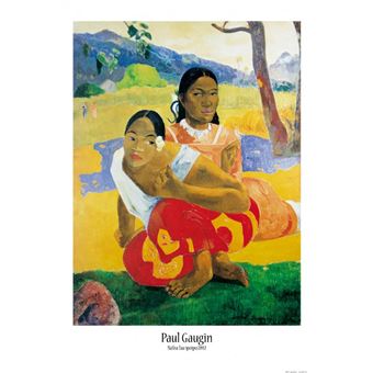 Paul Gauguin Poster - Quand Te Maries-Tu? Nafea Faa Ipoipo, 1892 (91x61 ...