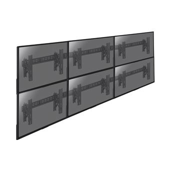 supports tv mur d´images KIMEX 017-2123K 6 écrans TV 49''- 55 ...
