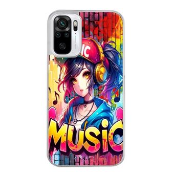Coque Taperso pour Redmi Note 10 PRO avec motif anime manga et music ...