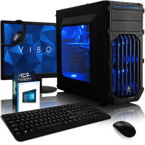 VIBOX PC Gamer - Agile Package 24 - 4.0GHz AMD Quad Core (GPU Nvidia ...