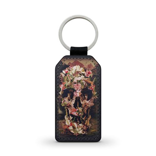 Porte-clé Skull tete de mort satan diable gothique Hard rock Satanique ...
