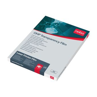 Nobo Laser Printer Film Transparent A4 210 x 297 mm 50 feuille s film transparent Papier d impression Achat prix fnac