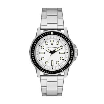 Montre Armani Exchange a trois aiguilles en acier inoxydable pour homme AX1853