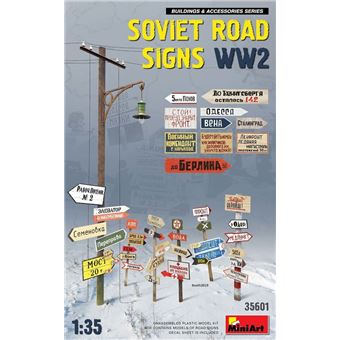 Soviet Road Signs Ww2 - 1:35e - Miniart - Maquette - Achat & prix | fnac