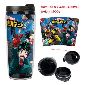 Mug de voyage STACK isotherme en plastique portable - couvercle à vis - My Hero Academia #10 ...