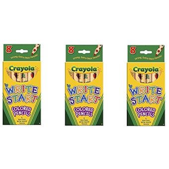 Achetez en gros des crayons de couleur Crayola Write Start 8Pkg 68-4108 ...