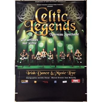 Celtic LEGENDS - 80x120 cm - AFFICHE / POSTER - Achat & prix | fnac