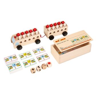 Bus mathématique avec remorque - mini - jeu Montessori - Autre jeux d ...