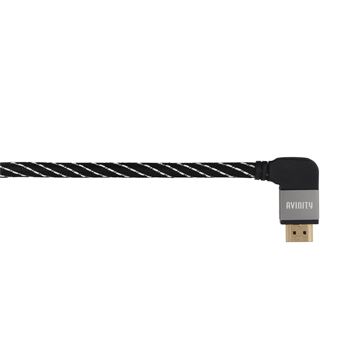 Avinity - Câble HDMI avec Ethernet - HDMI prise incliné pour HDMI prise ...