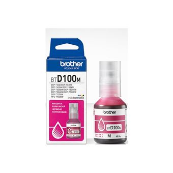 Brother BTD100M - 48.8 ml - haute capacité - magenta - original - boîte ...