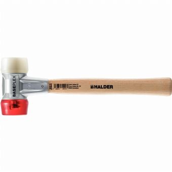 Maillet BASEPLEX, Nylon / acétate de cellulose avec boîtier en zinc moulé et manche en bois - D ...