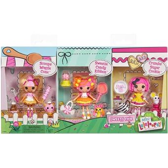 Mini Lalaloopsy - Coffret Multiple - 3 Petites Poupées 7,6 cm - Sweets ...