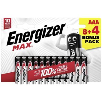 Energizer Pile LR3 (AAA) alcaline(s) Max 1.5 V 12 pc(s) - 7638900438246 ...