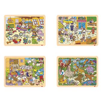 Akros Akros52248 Lot de lieux puzzle (4 pièces) - Puzzle - Achat & prix ...