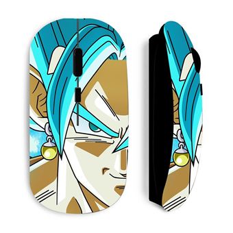 Souris noir Sans Fil Dragon Ball Vegeto Blue manga anime - Souris ...
