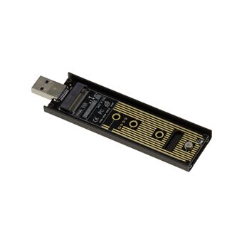 KALEA-INFORMATIQUE Adaptateur clé USB 3.0 Pour SSD M.2 NGFF PCIe NVMe M ou B+M Key, avec ...