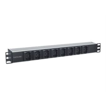 Intellinet 19" 1U Rackmount Anti-Shedding 8-Output C13 Power Distribution Unit (PDU), With ...