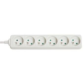 LINDY 6 Way Mains Gang Socket - Coupe-circuit - CA 230 V - 3680 Watt ...