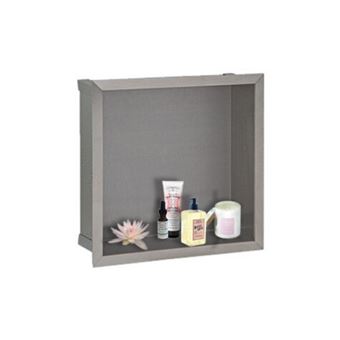 Niche murale inox à encastrer - 60 x 30 x 15 cm - Accessoires salles de ...