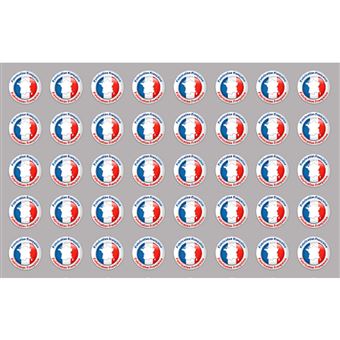 Fabrication Française (40 fois 2cm) - Sticker/autocollant - Autocollant ...