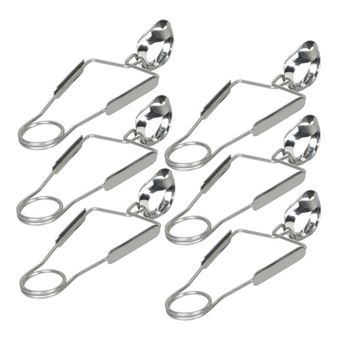 6 pinces à escargots en inox - Youdoit - Accessoire de cuisine - Achat ...