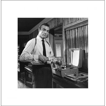 James Bond - Vodka Martini - Sean Connery - Art Print - 40x40cm ...
