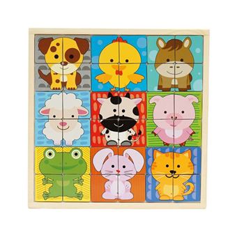 First Learning - Puzzle magnétique et son ardoise en bois - Dès 2 ans ...