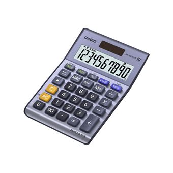 Casio MS-100 TER II - Calculatrice de bureau - 10 chiffres - panneau ...