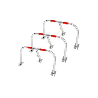 Set 3 barrière de parking rabattable verrouillage stationnement manuel ...