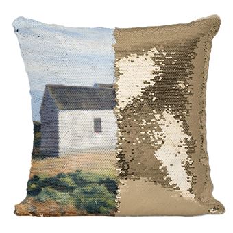 Fabulous Coussin avec Housse Sequin - Paillettes Doré Ryder's House ...