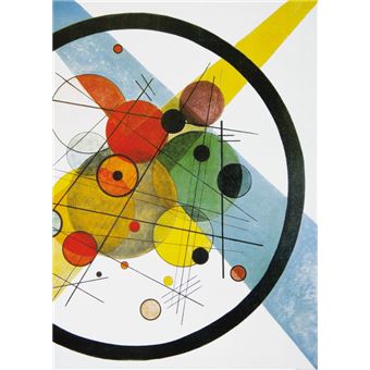 Vassily Kandinsky Papier Peint Photo/Poster - Cercles Dans Un Cercle ...