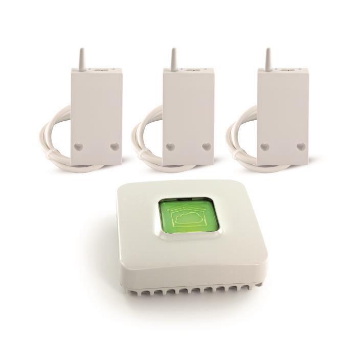DELTA DORE Pack Chauffage connecté avec 3 récepteurs RF 6600 FP ...