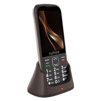 Téléphone Senior Double SIM boutons SOS grand écran et Socle de charge ...