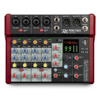 Power Dynamics PDM-Y601 Console de Mixage 6 Canaux avec Bluetooth ...